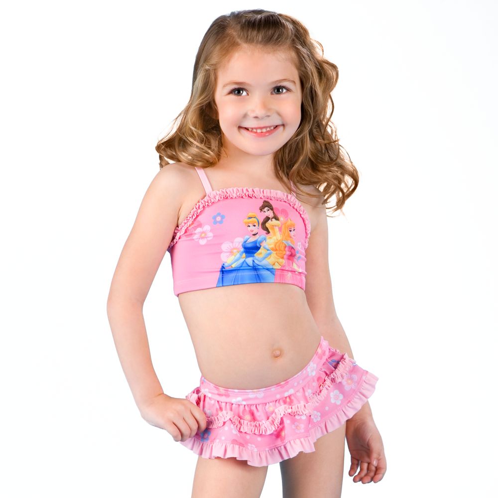 Princess Swim Suit Skirt~tankini~7 8~cinderella Aurora Belle~nwt~disney